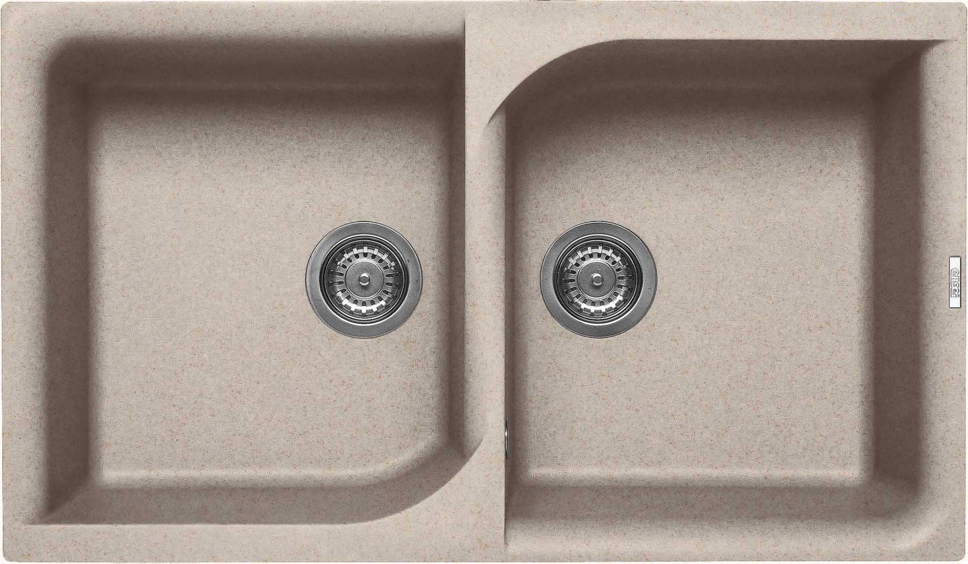 Elleci Ego 450 - 2 medencés gránit mosogató